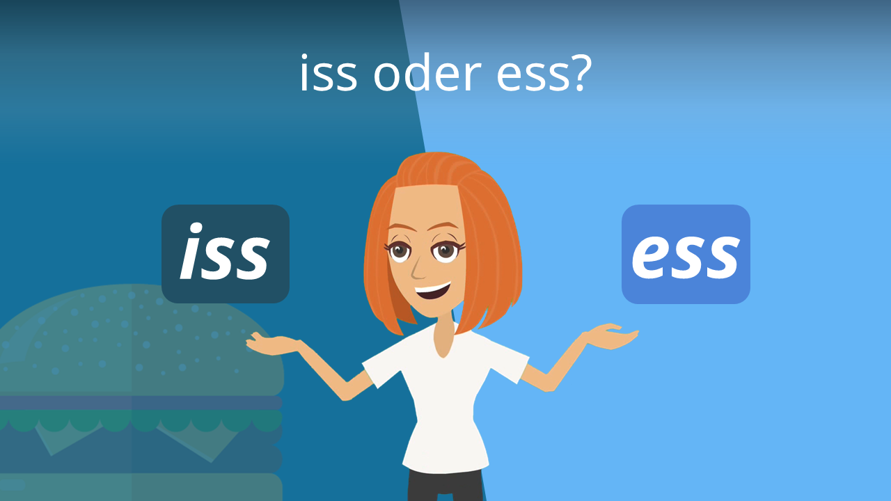 iss oder ess? • Befehlsform einfach erklärt · [mit Video]