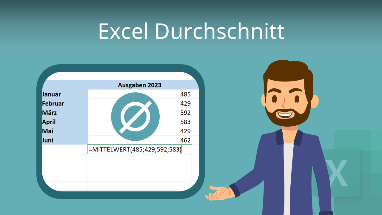 Excel Durchschnitt • einfach erklärt · [mit Video]