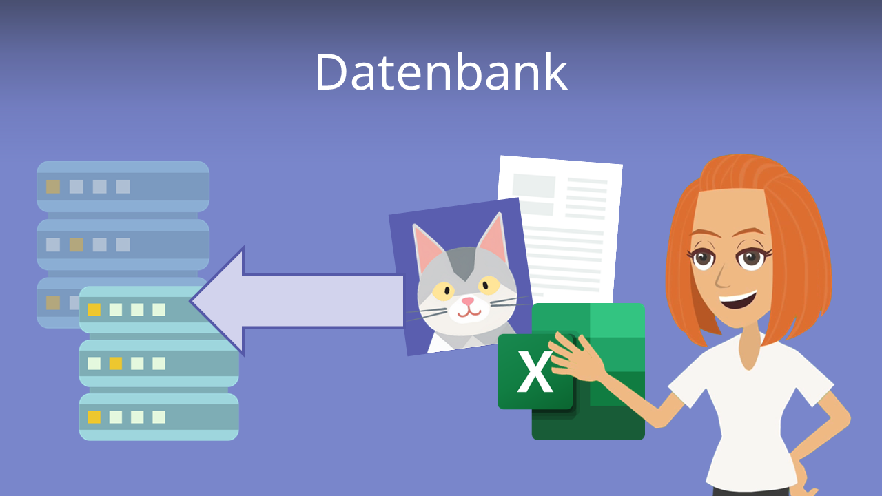 Datenbank • Definition, Grundlagen, Beispiele · [mit Video]