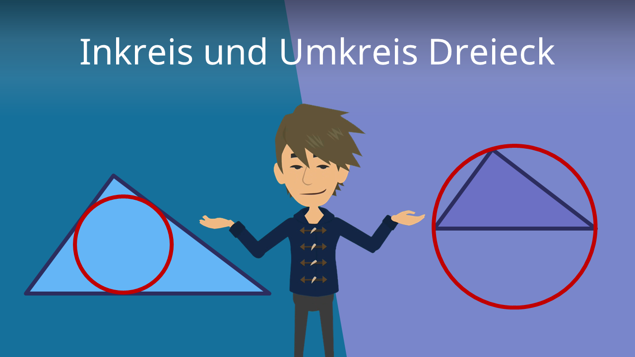 Inkreis und Umkreis Dreieck • Konstruktionen | · [mit Video]