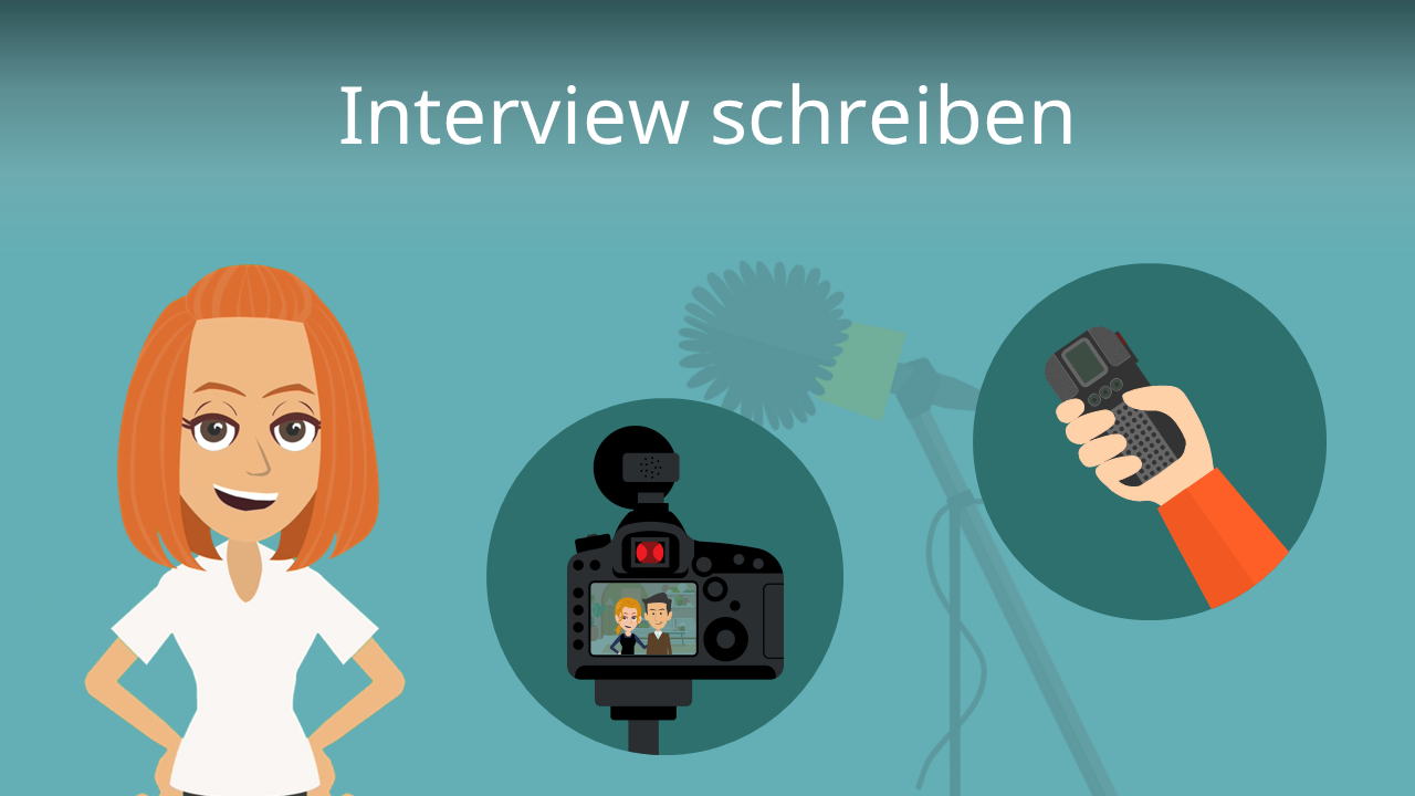 Interview schreiben • Aufbau, Vorbereitung & Tipps · [mit Video]