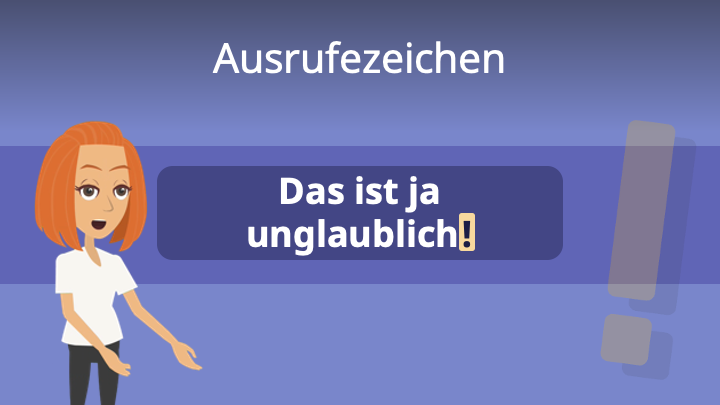 Ausrufezeichen (!) • Verwendung einfach erklärt · [mit Video]