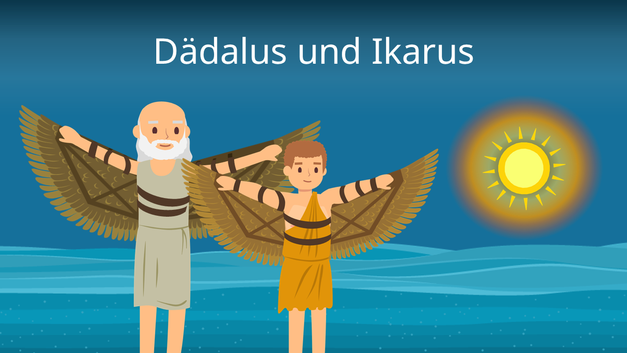 Dädalus und Ikarus • Zusammenfassung der Sage · [mit Video]