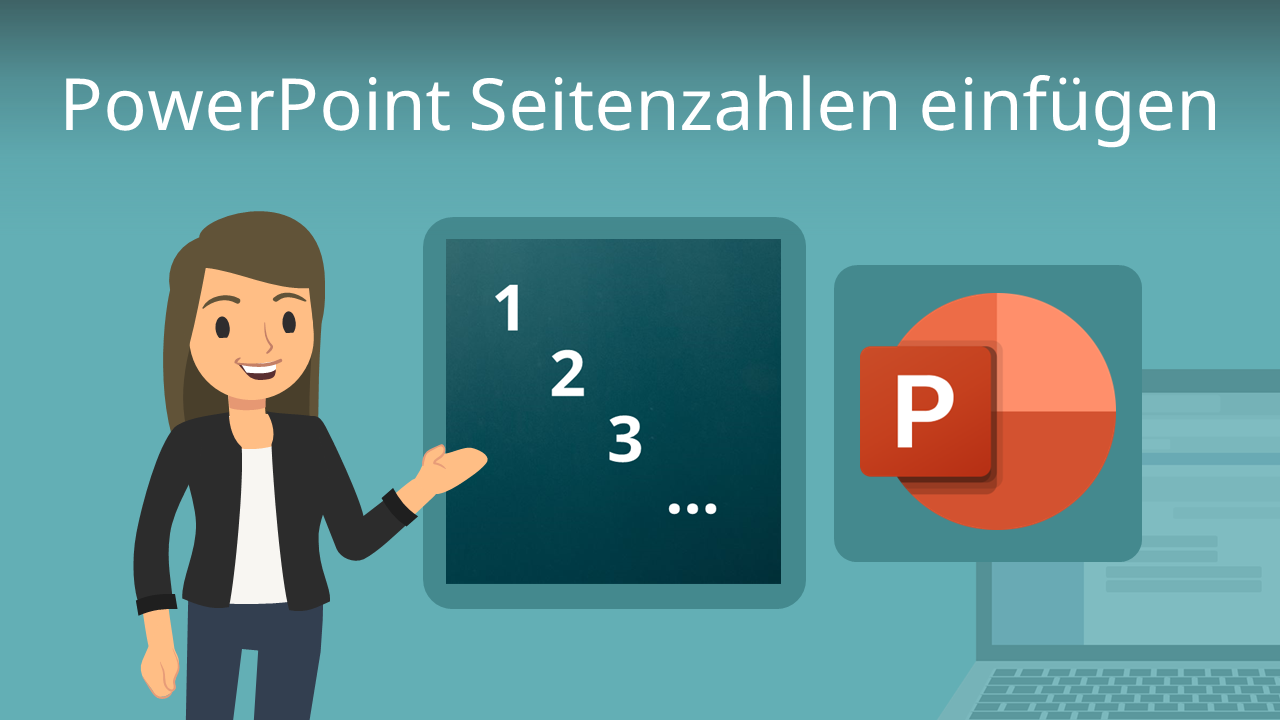 PowerPoint Seitenzahlen einfügen • so geht's · [mit Video]