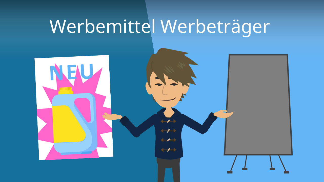 Werbemittel Werbeträger • Unterschied einfach erklärt · [mit Video]