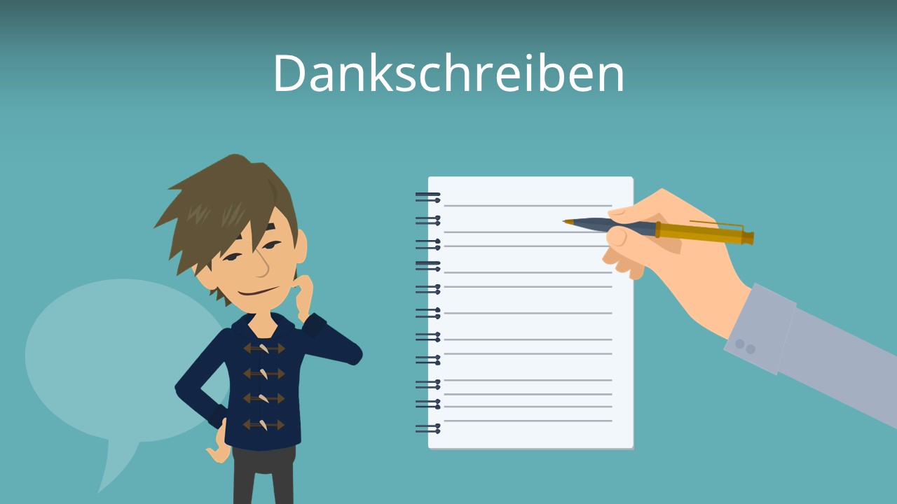 Dankschreiben • Tipps, Aufbau und Vorlagen · [mit Video]