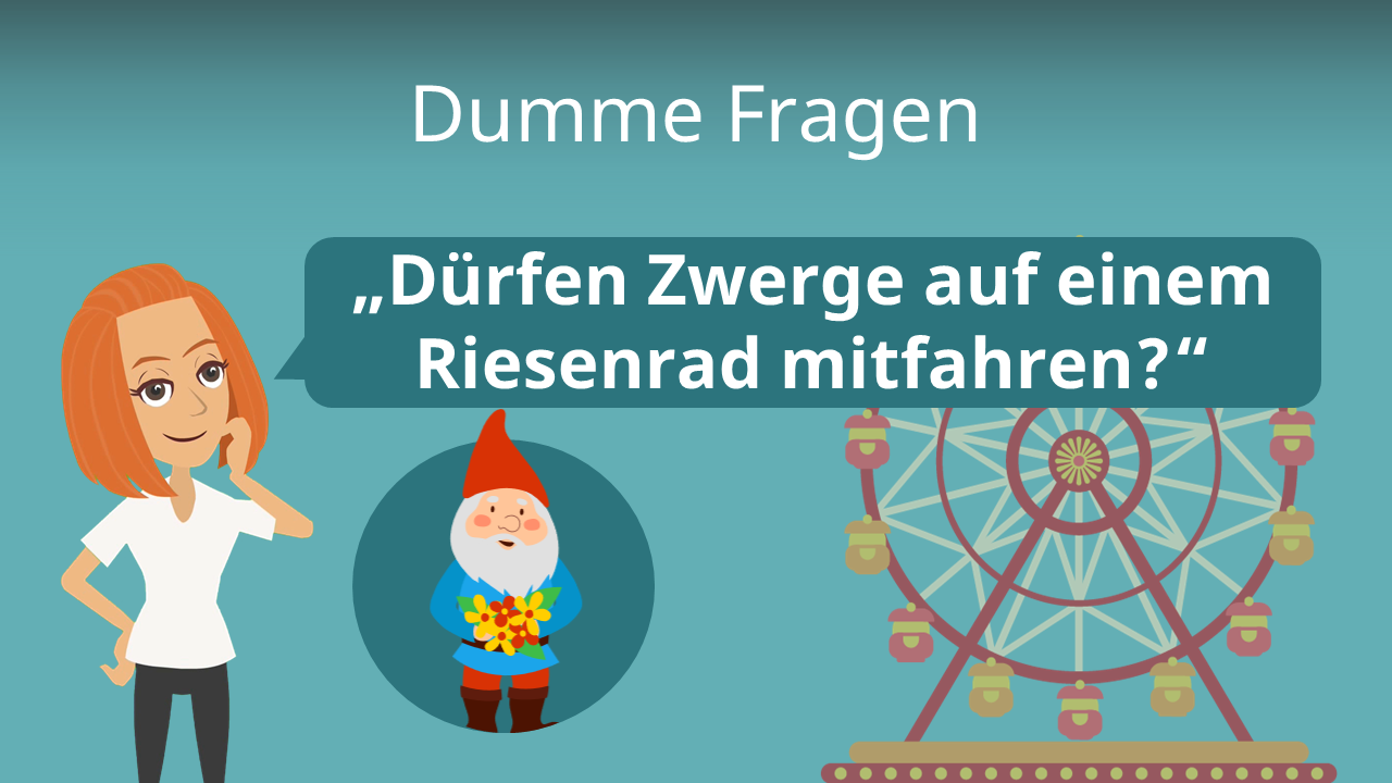 Dumme Fragen • die lustigsten Fragen zum Nachdenken · [mit Video]