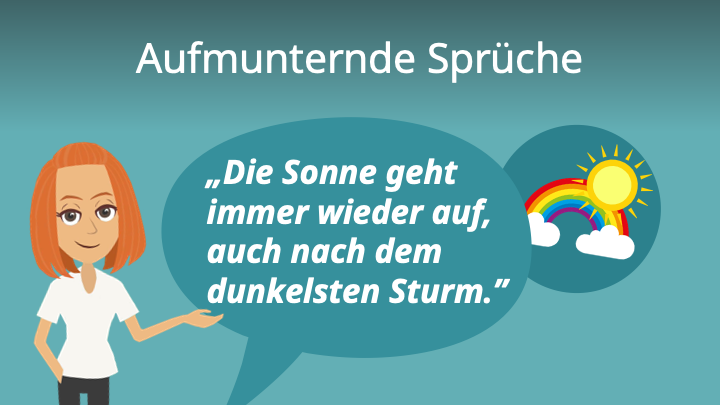 Aufmunternde Sprüche • 70+ aufbauende Worte · [mit Video]