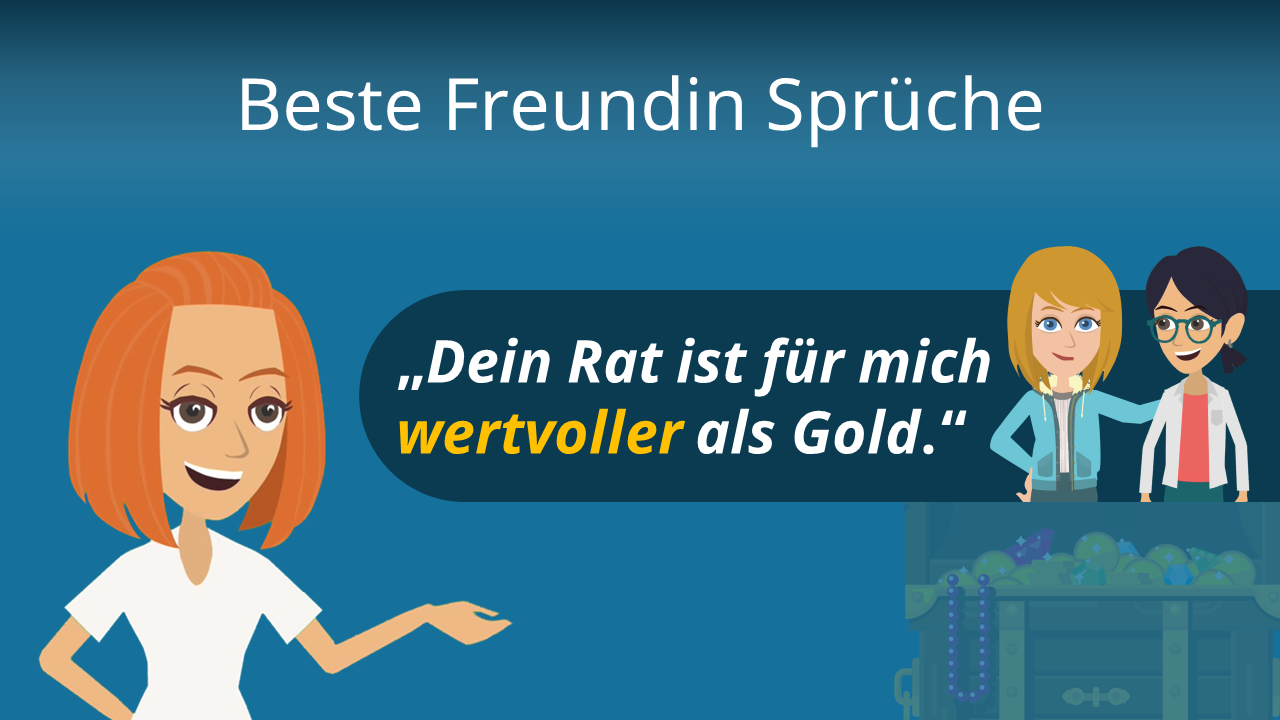 Beste Freundin Sprüche • 100 lustige & liebevolle Sprüche · [mit Video]