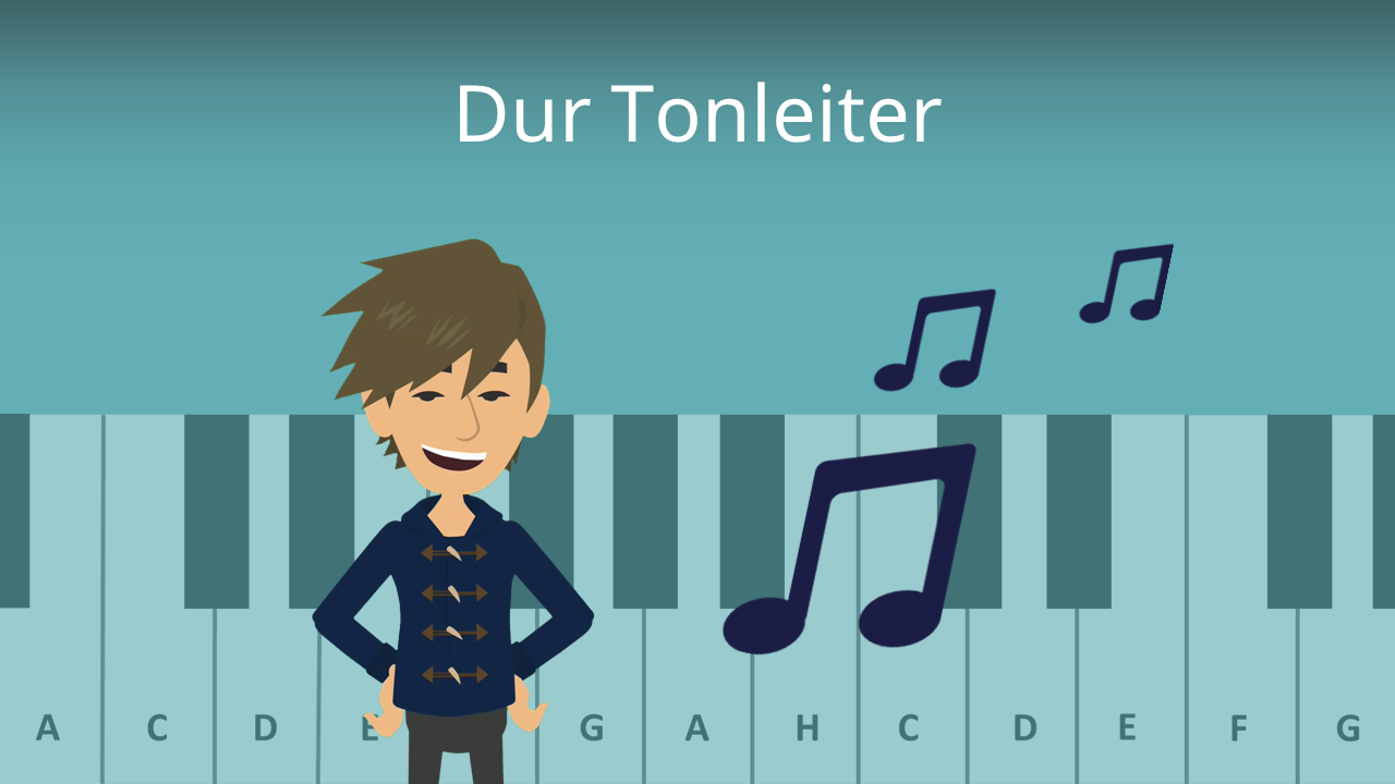 Dur Tonleiter • Definition und Aufbau · [mit Video]