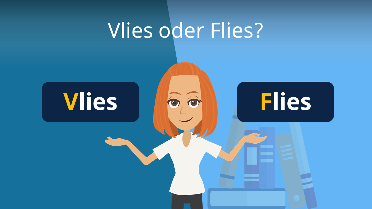Vlies oder Flies? • richtige Schreibweise · [mit Video]