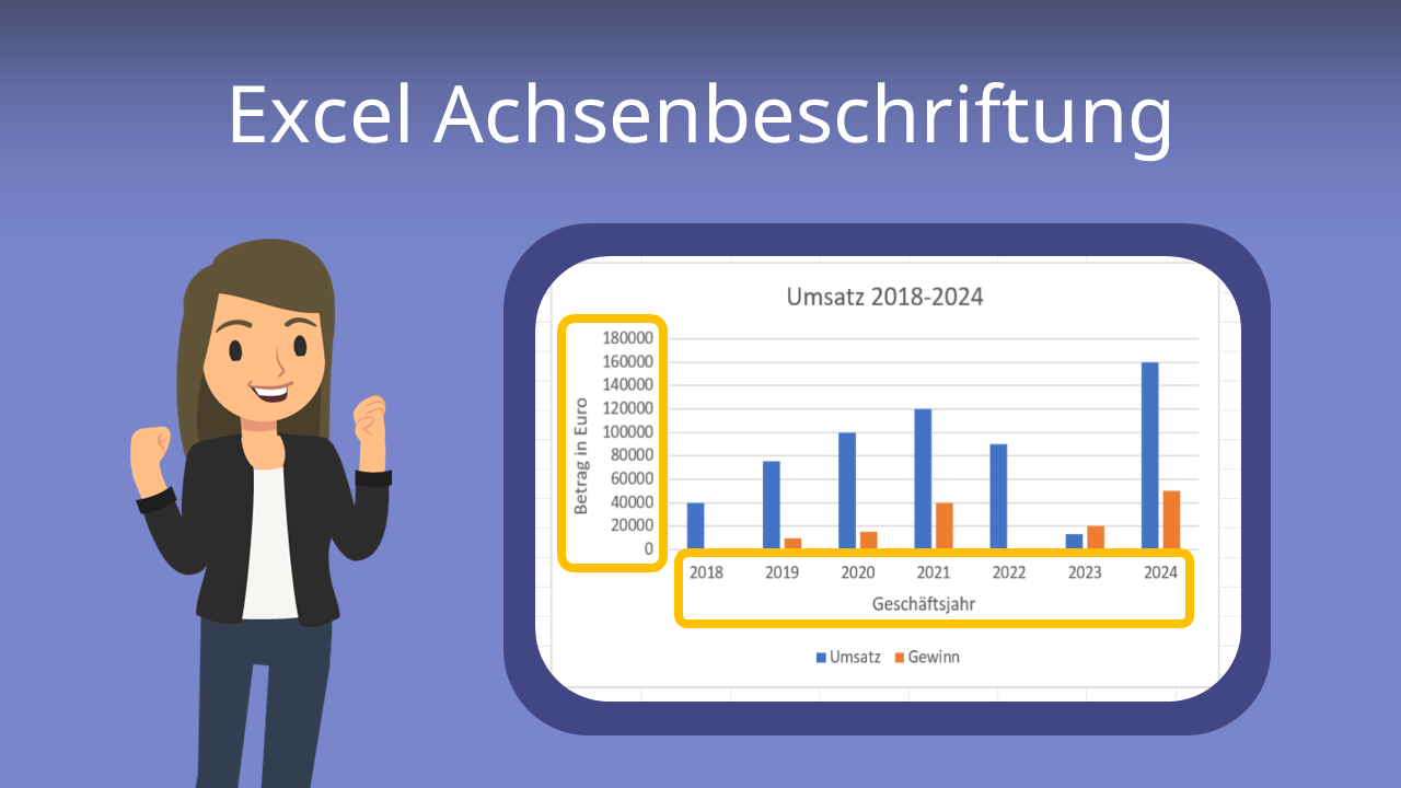 Excel Achsenbeschriftung • einfach erklärt · [mit Video]