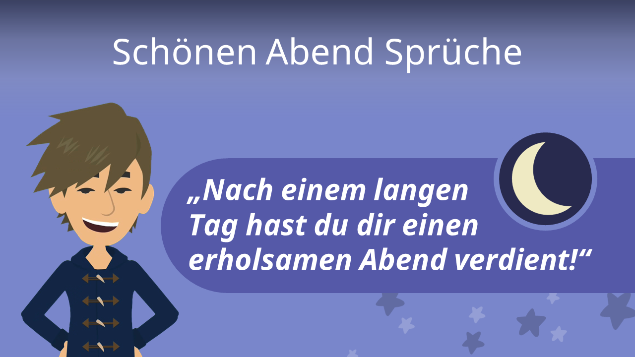 Schönen Abend Sprüche • 90 Sprüche & Grüße · [mit Video]
