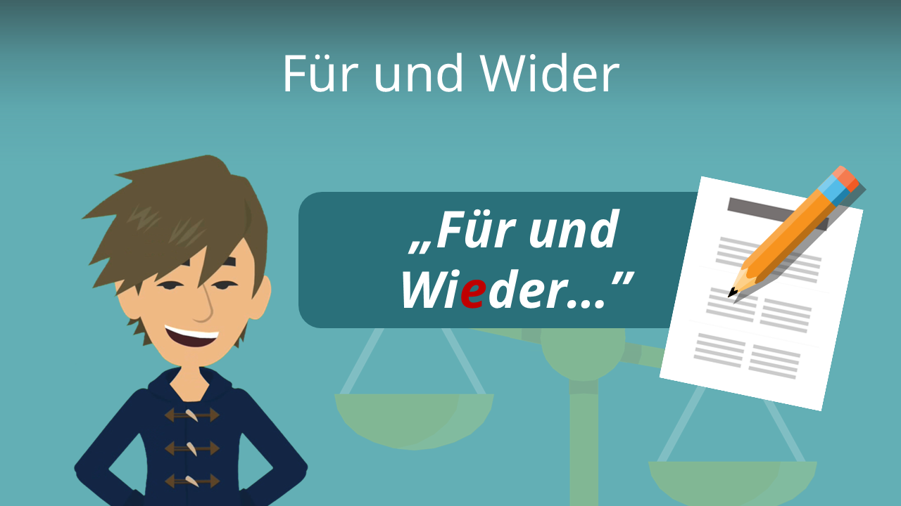 Für und Wider • Schreibung und Bedeutung · [mit Video]