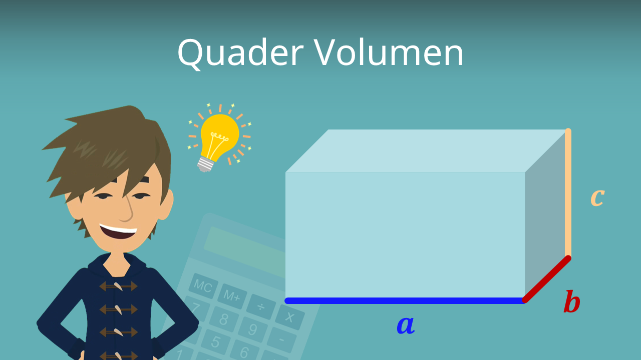 Quader Volumen • Formeln & Beispiele · [mit Video]