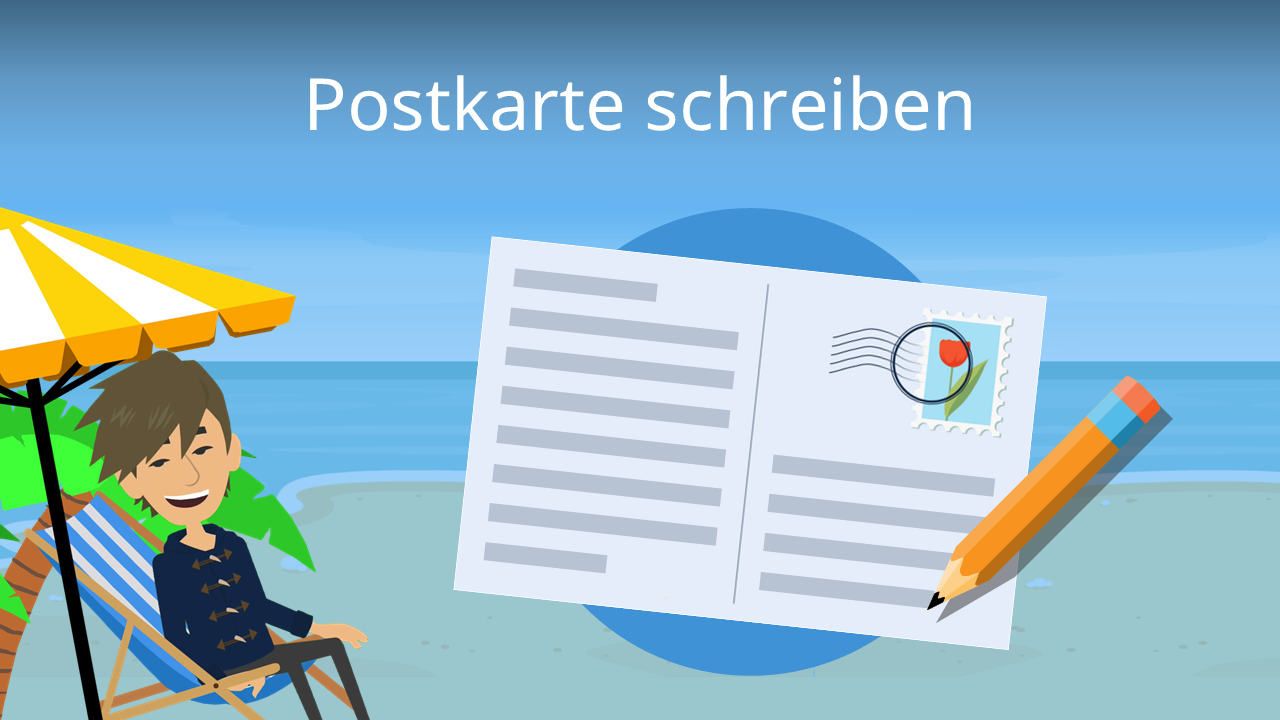 Postkarte schreiben • Ideen & Inspiration · [mit Video]