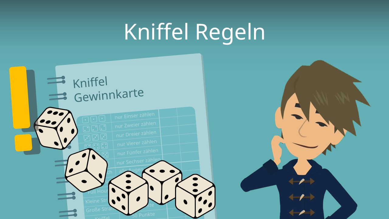 Kniffel Regeln • Würfelspiel einfach erklärt · [mit Video]