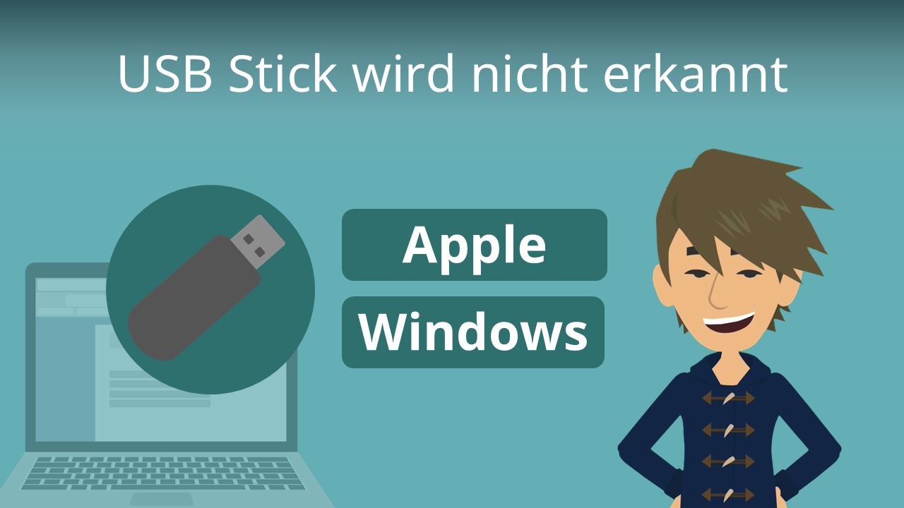 USB-Stick wird nicht erkannt • schnelle Lösung · [mit Video]