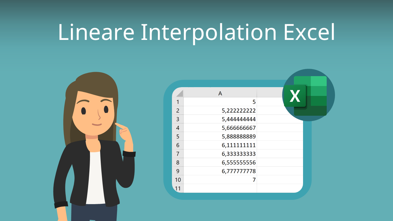 Lineare Interpolation Excel • Anleitung und Beispiel · [mit Video]