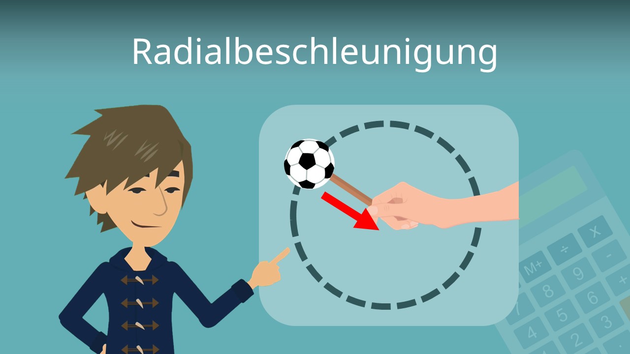Radialbeschleunigung • einfach erklärt · [mit Video]