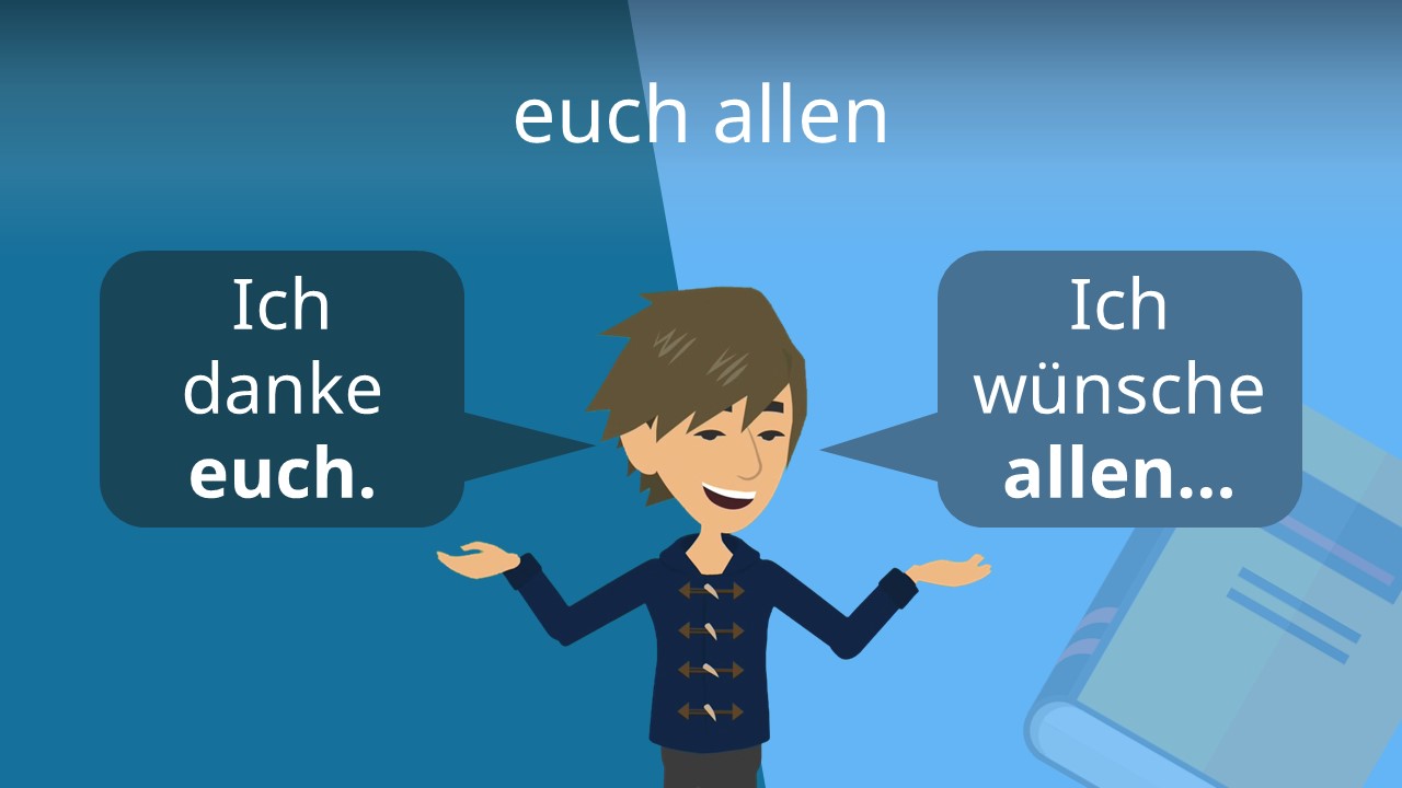 euch allen • Schreibweise und Beispiele · [mit Video]