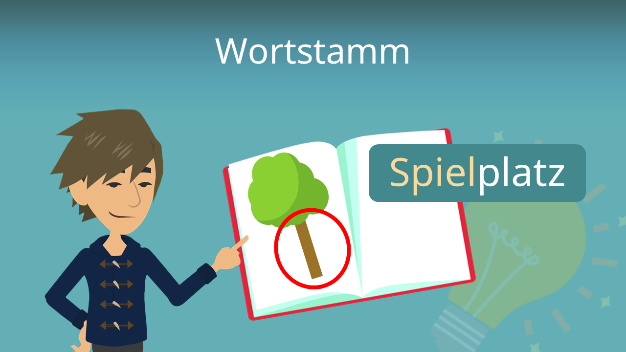 Wortstamm • Erklärung und Beispiele · [mit Video]