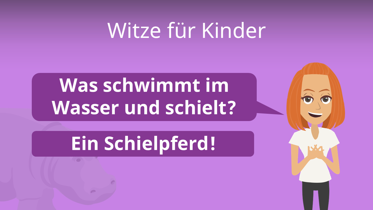 Witze für Kinder • die 80 besten Witze zum Totlachen · [mit Video]
