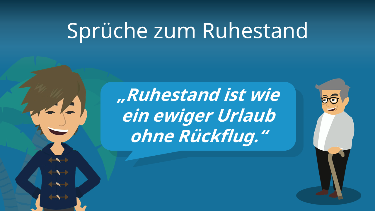Sprüche zum Ruhestand • die schönsten Wünsche zum Ruhestand · [mit Video]