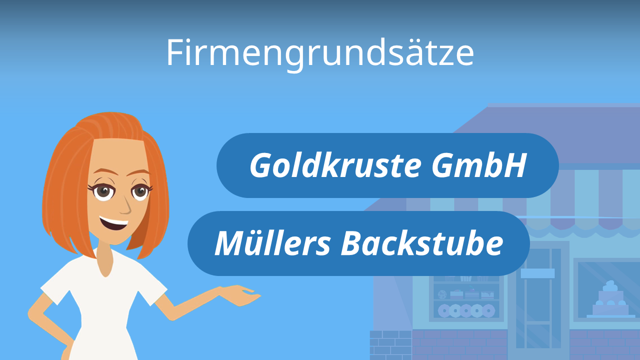 Firmengrundsätze • Erklärungen und Beispiele · [mit Video]