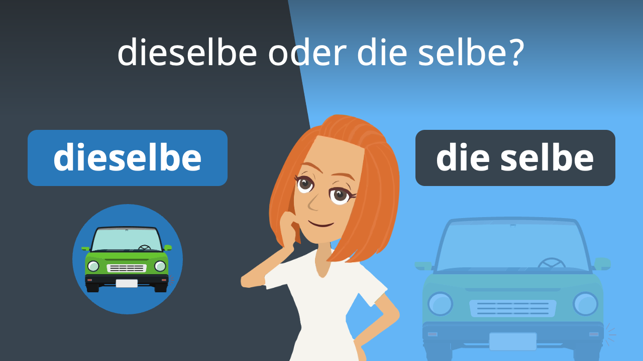 die selbe oder dieselbe? • richtige Schreibweise · [mit Video]