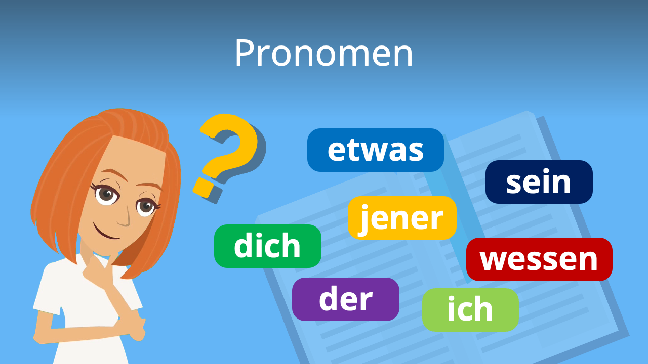 Pronomen • Erklärung und Beispiele · [mit Video]