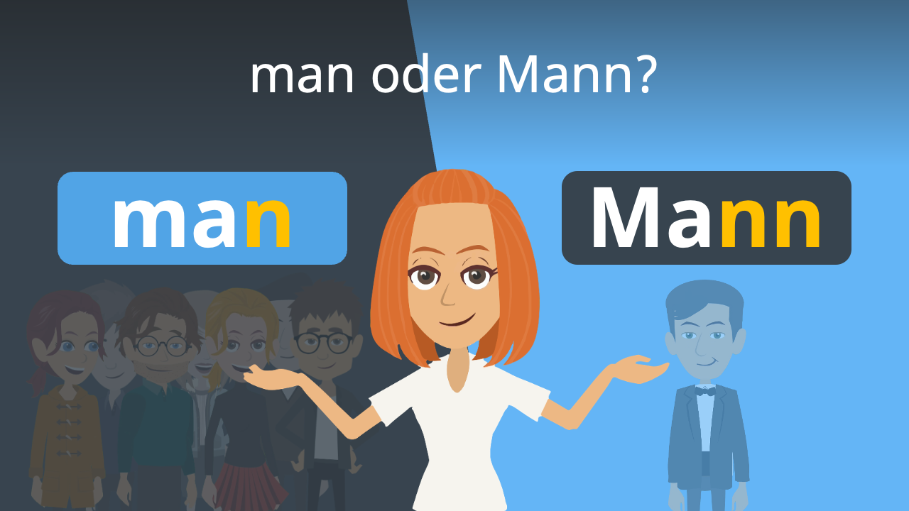man oder Mann? • Was ist der Unterschied? · [mit Video]