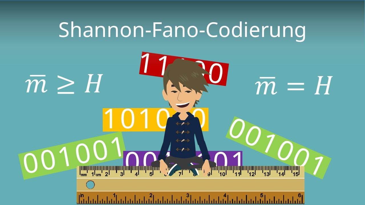 Shannon-Fano-Codierung | einfach erklärt · [mit Video]