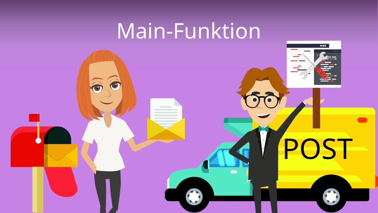 Main in C – einfach erklärt für dein Informatik-Studium · [mit Video]