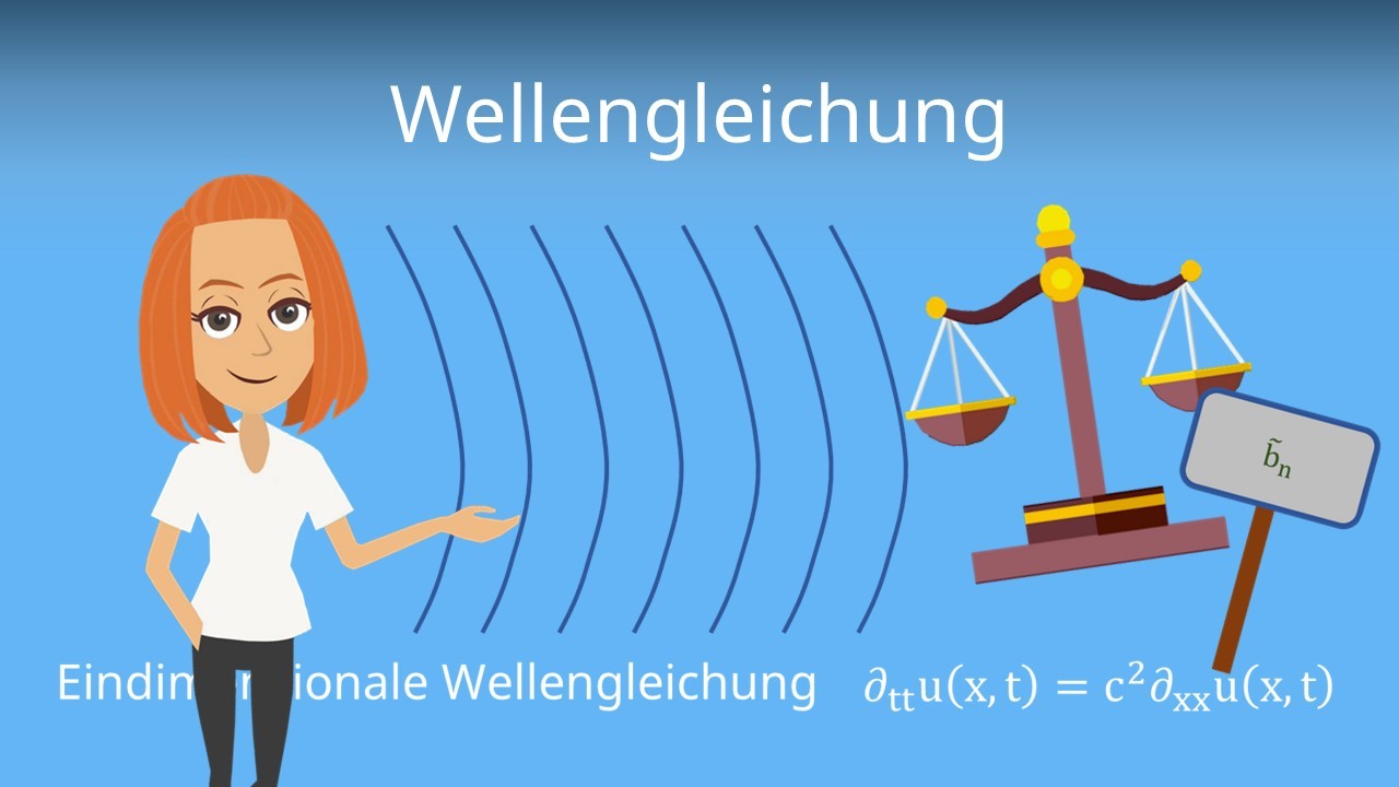 Wellengleichung lösen | einfach erklärt · [mit Video]