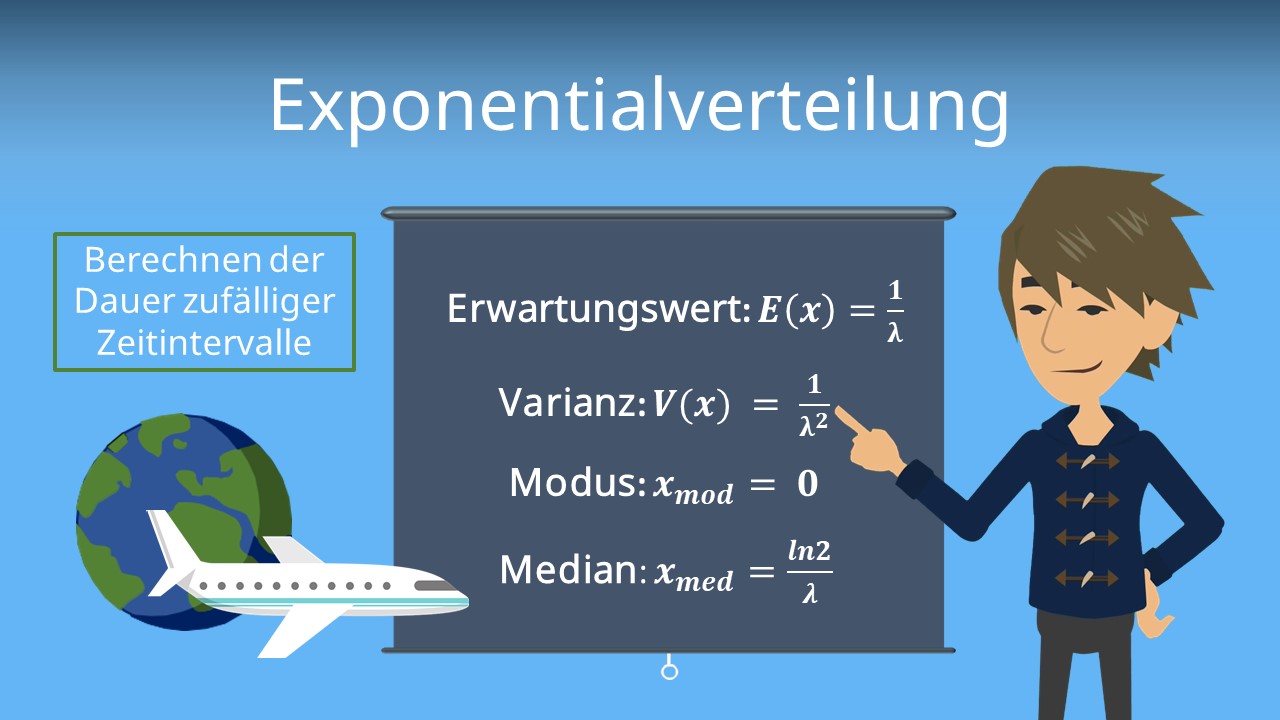 Exponentialverteilung: Erklärung und Beispiel · [mit Video]