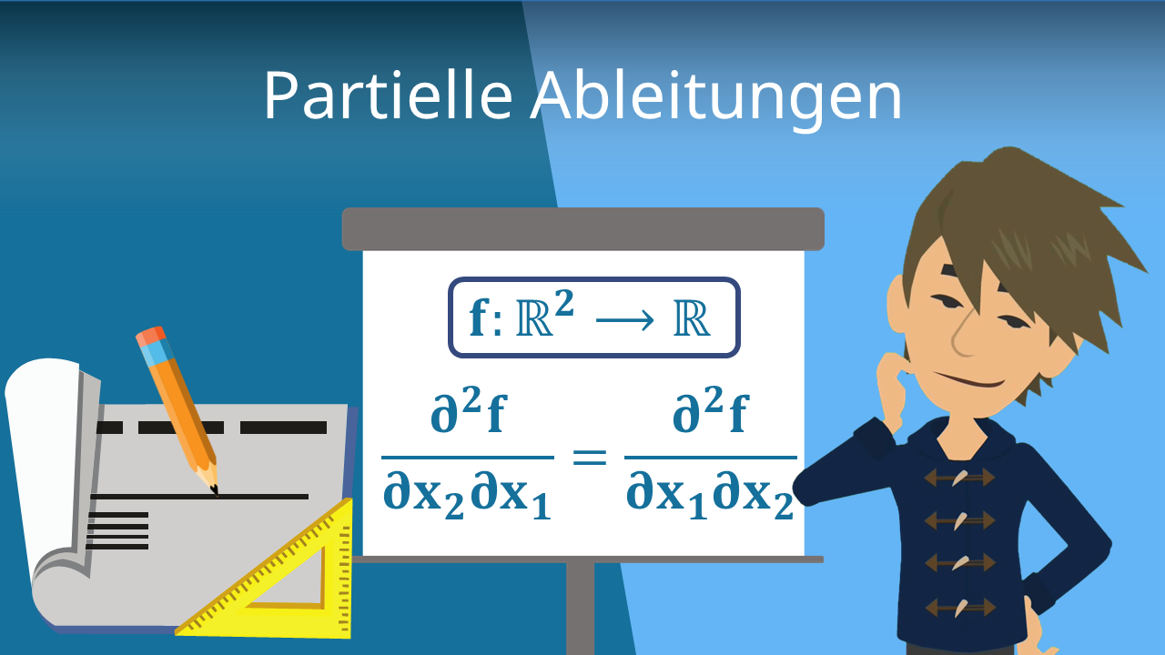 Partielle Ableitungen • Berechnung & Bedeutung · [mit Video]