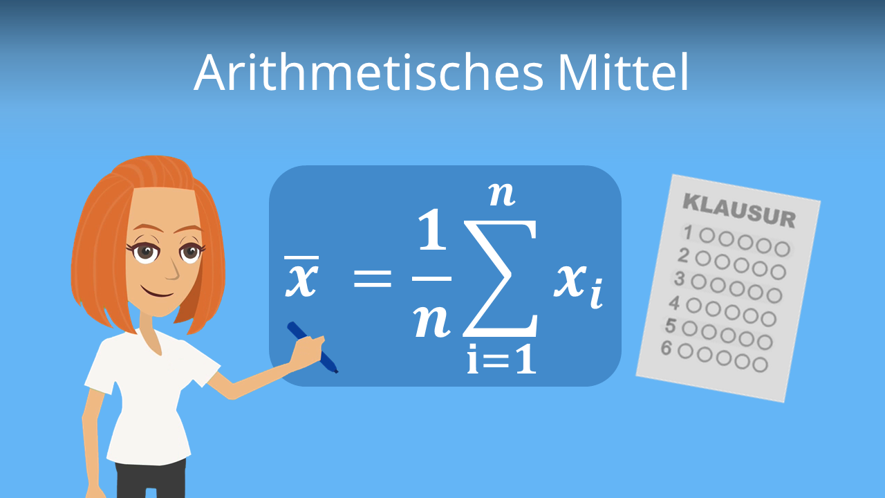 Arithmetisches Mittel • Berechnung und Beispiele · [mit Video]