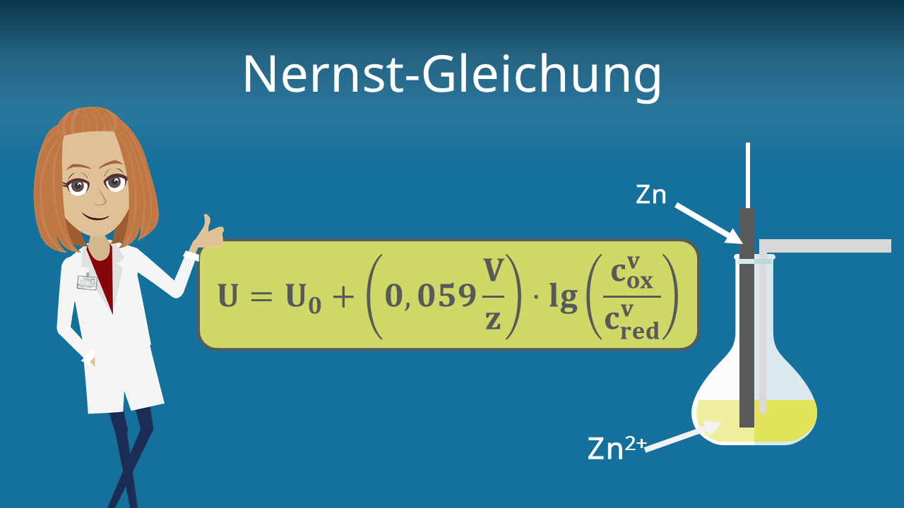 Nernst Gleichung · Herleitung & Beispiele · [mit Video]