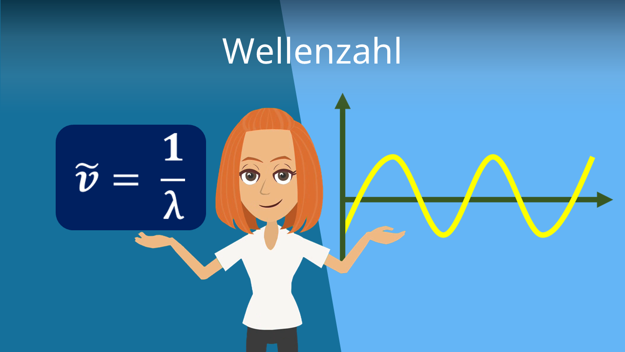 Wellenzahl · Berechnung , Kreiswellenzahl, · [mit Video]