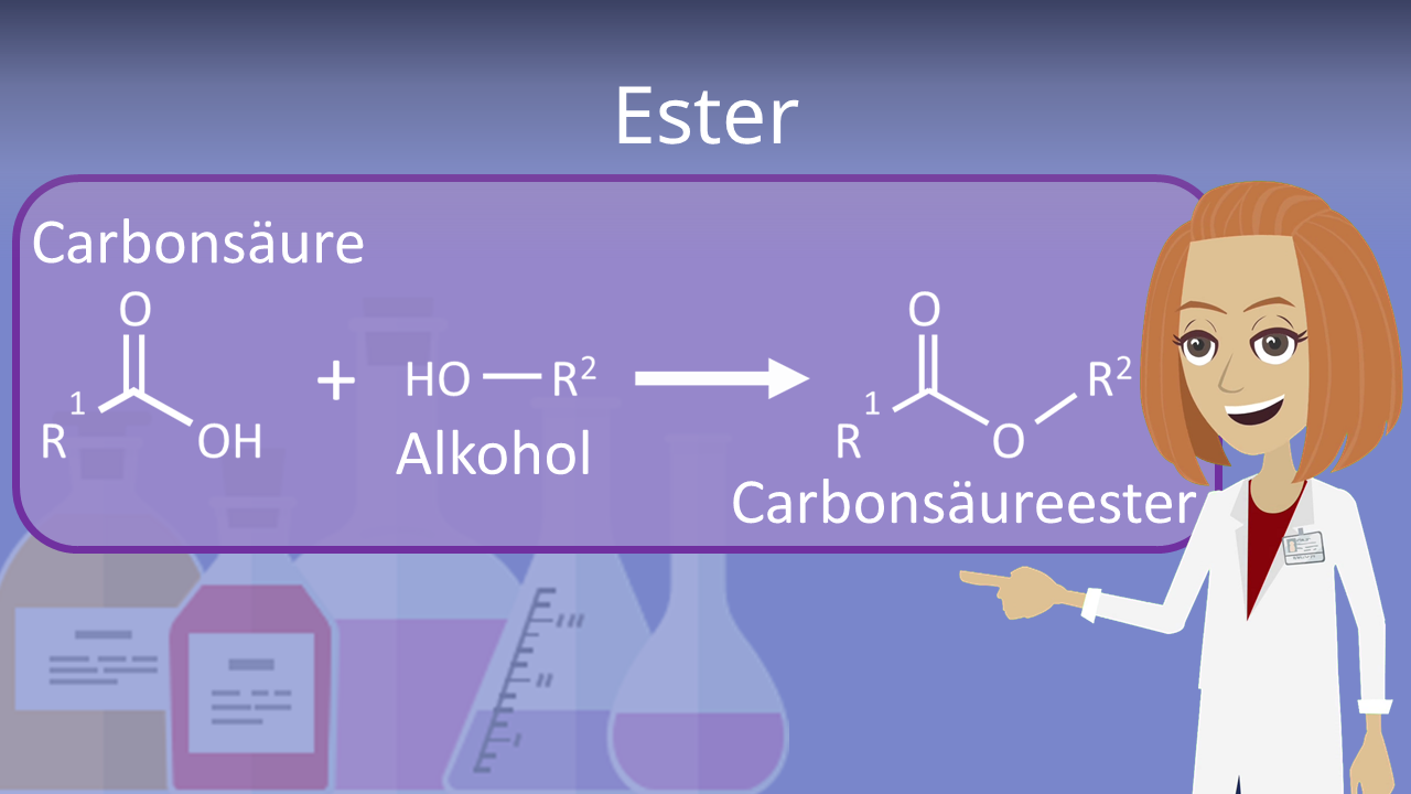 Ester • Struktur, Eigenschaften, Beispiele · [mit Video]
