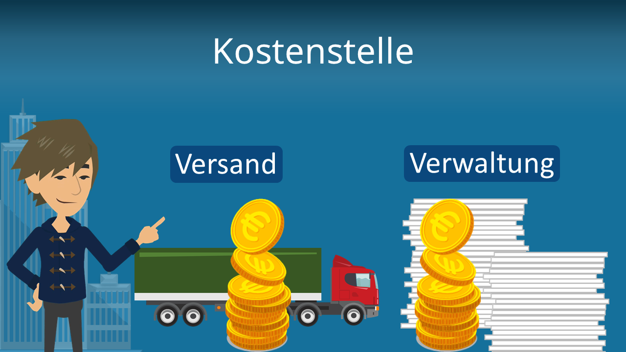 Kostenstellen · Einfach erklärt, Definition und Beispiel · [mit Video]