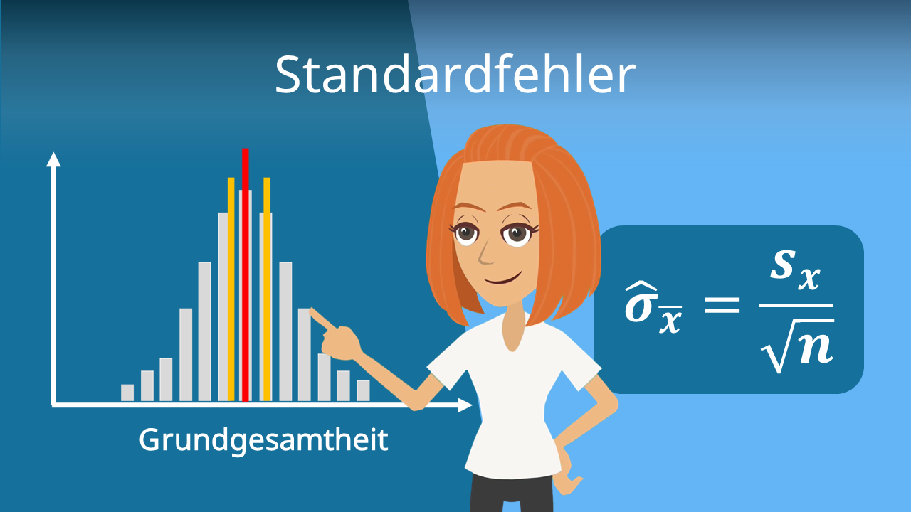Standardfehler • Einfache Erklärung mit Beispiel · [mit Video]