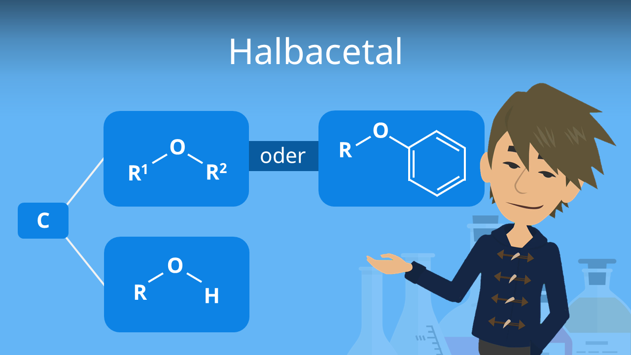 Halbacetal • Bildung, Cyclisches Halbacetal · [mit Video]