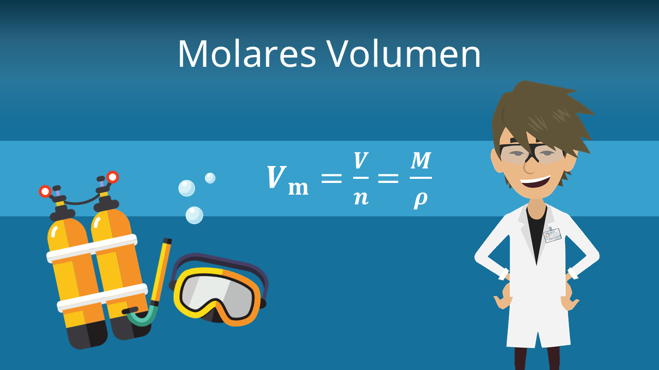 Molares Volumen • Berechnungen und Beispiele · [mit Video]
