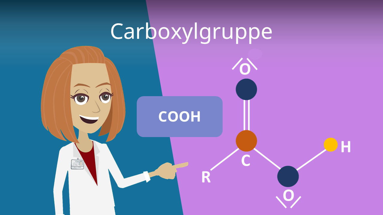 Carboxylgruppe • COOH Gruppe und Carboxylat · [mit Video]