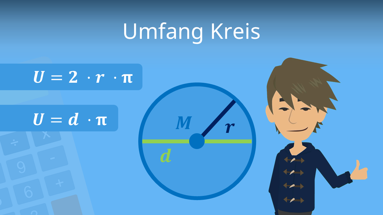 Umfang Kreis • Kreisumfang & Radius berechnen · [mit Video]