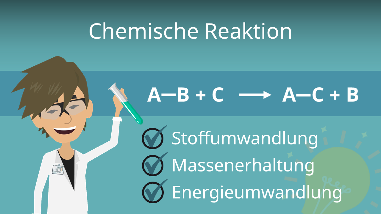 Chemische Reaktion • Merkmale, Redoxreaktionen · [mit Video]