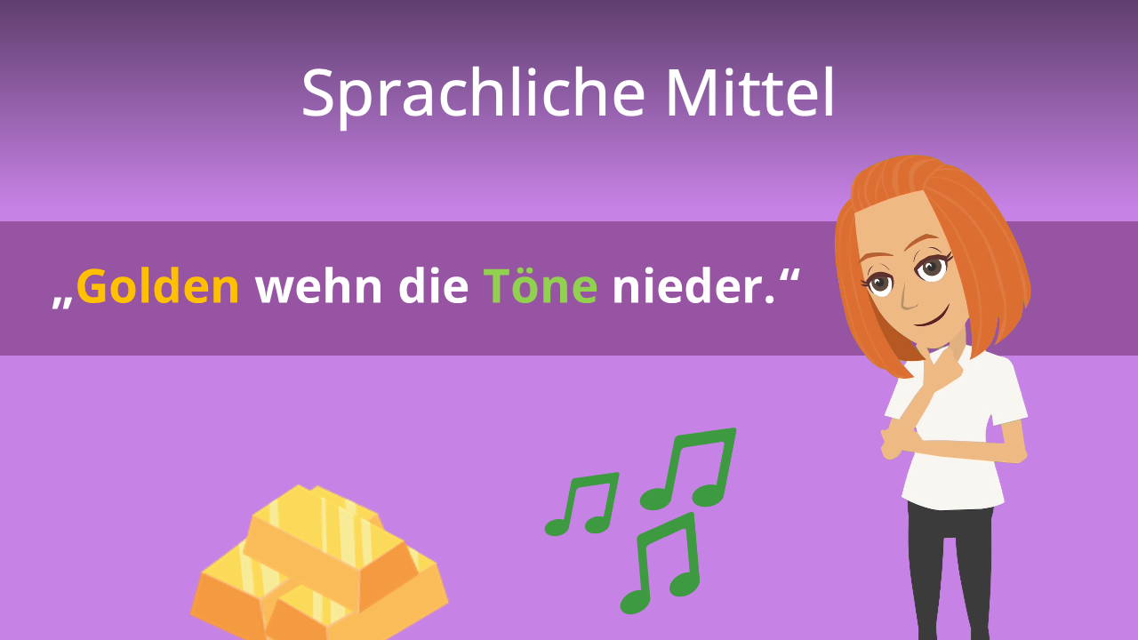 Sprachliche Mittel • Sprachliche Mittel Liste & Beispiele · [mit Video]