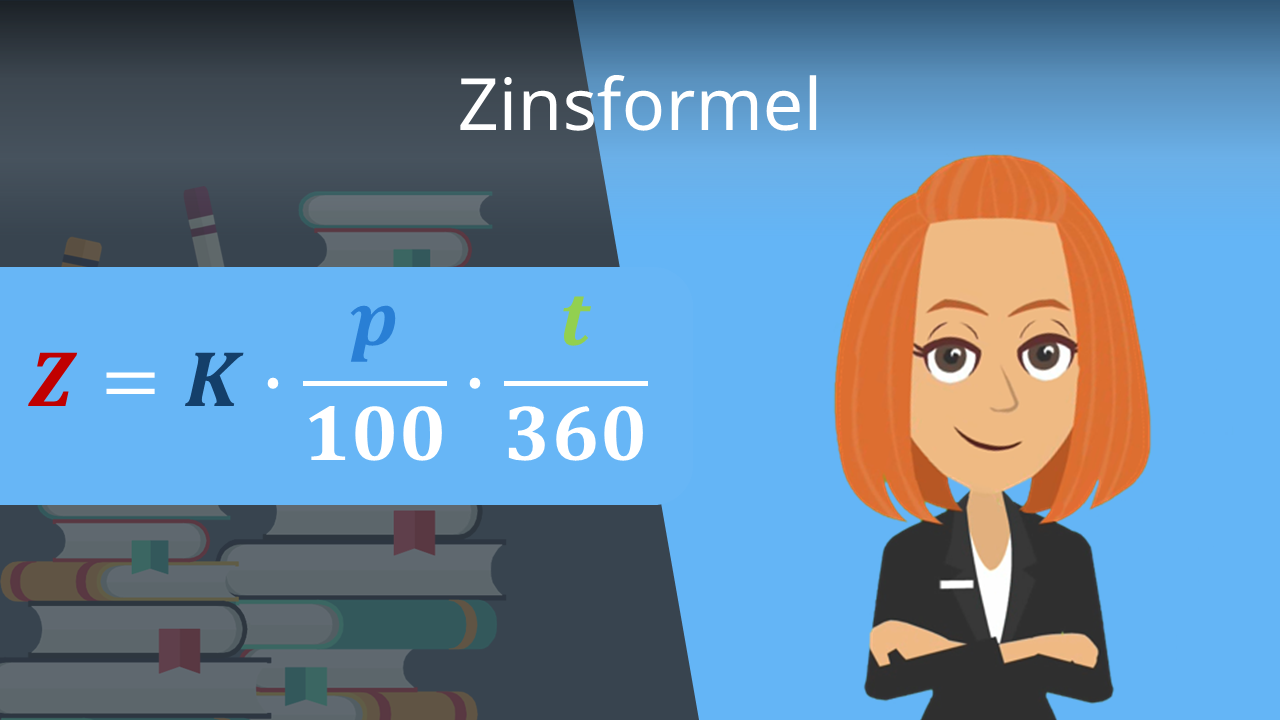 Zinsformel • Zinssatz Formel, Zinsen berechnen · [mit Video]